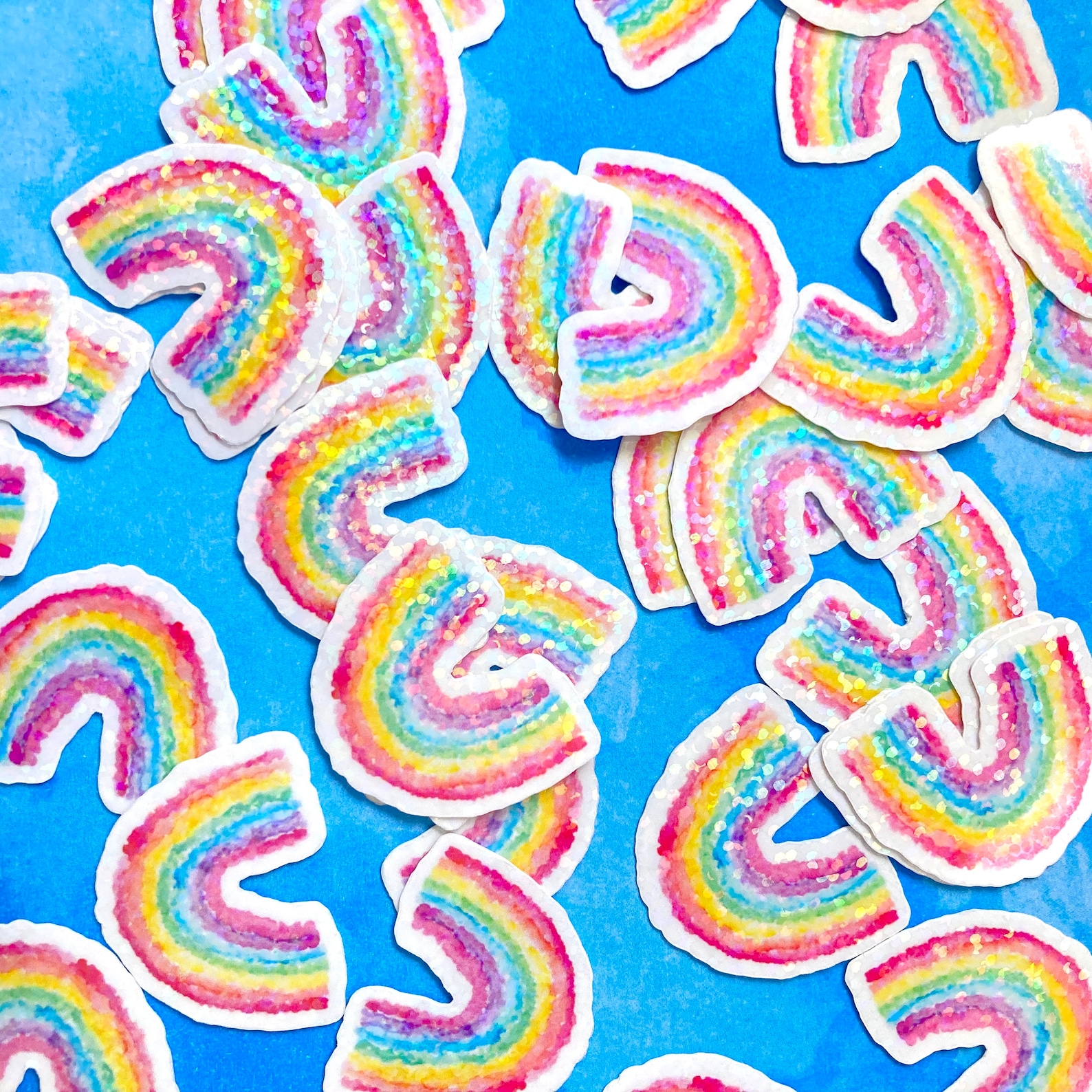 Mini Rainbow Sticker Waterproof Rainbow Rainbow Sticker - Etsy