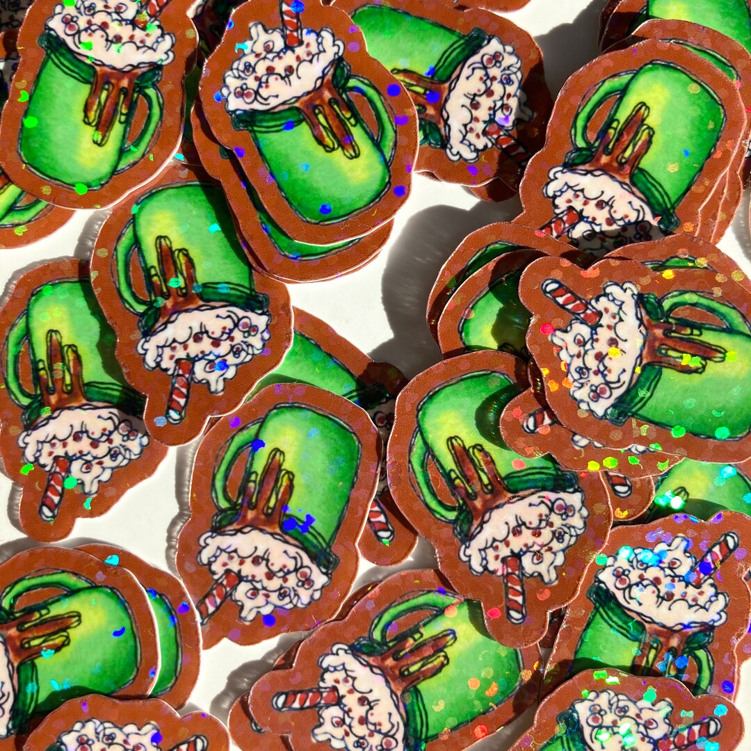 Tiny Hot Cocoa Stickers, Mini Hot Chocolate Stickers, Sticker Flakes ...