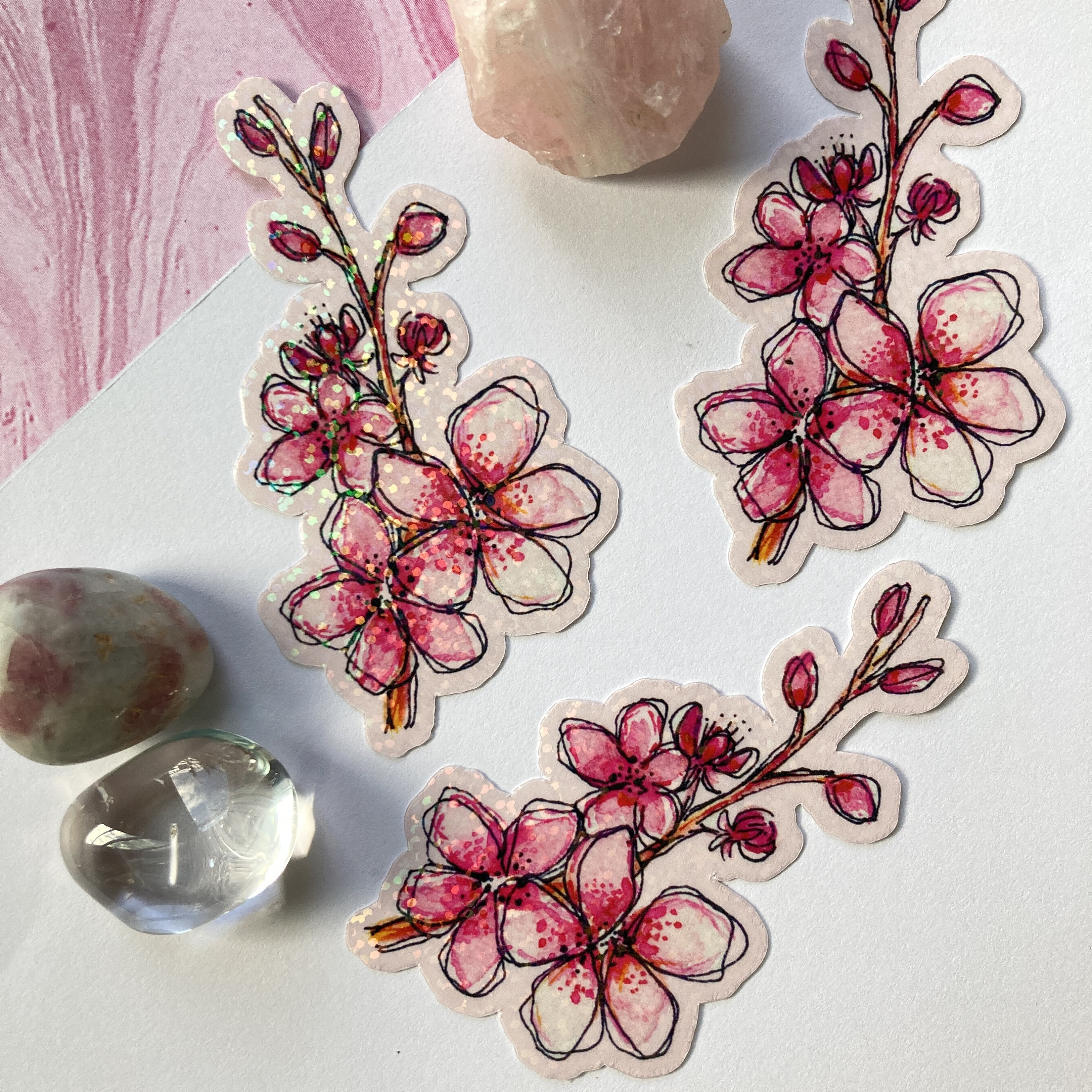 Cherry Blossom Sticker. Waterproof Sakura Decal for - Etsy
