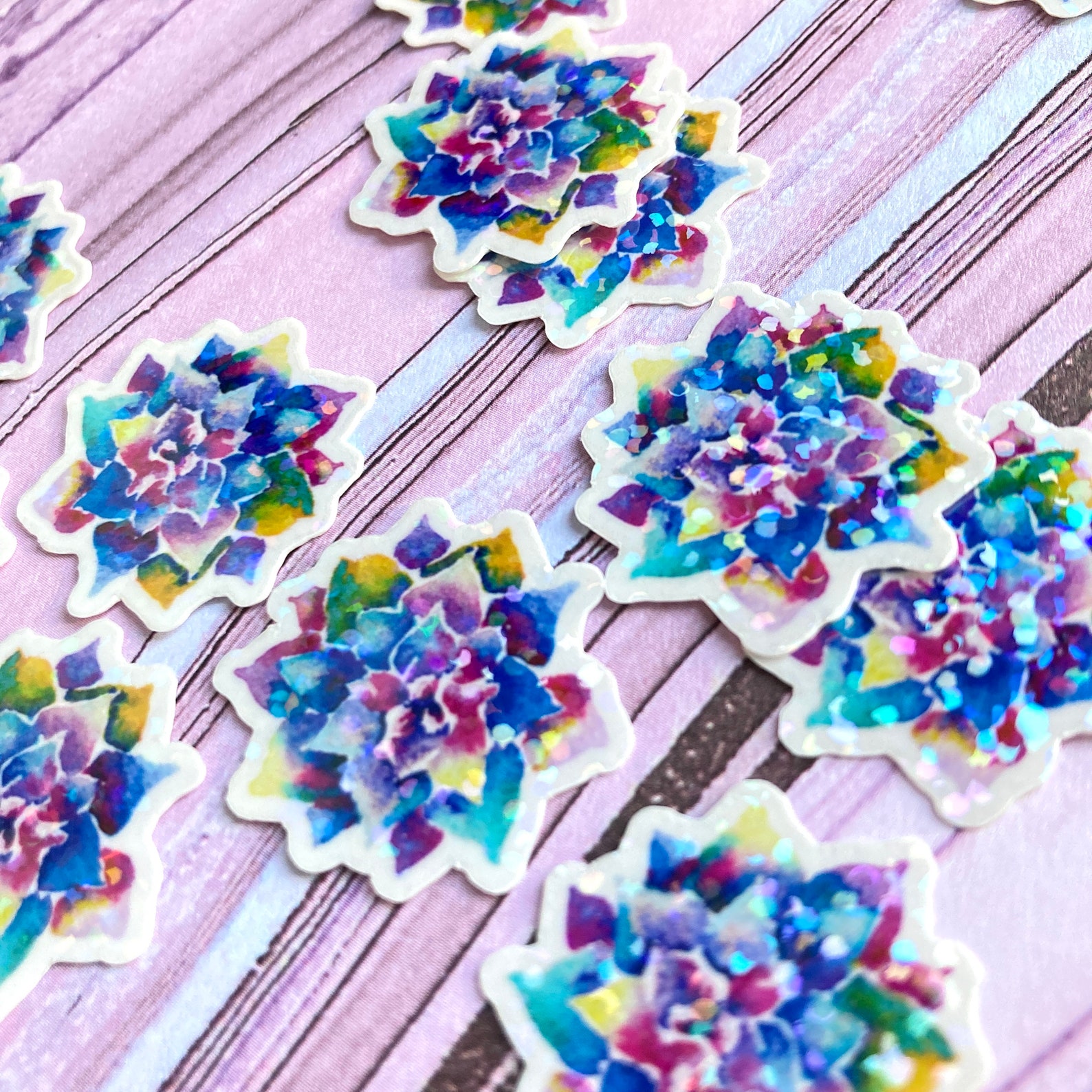 Succulent Stickers Tiny Stickers Mini Plant Stickers - Etsy