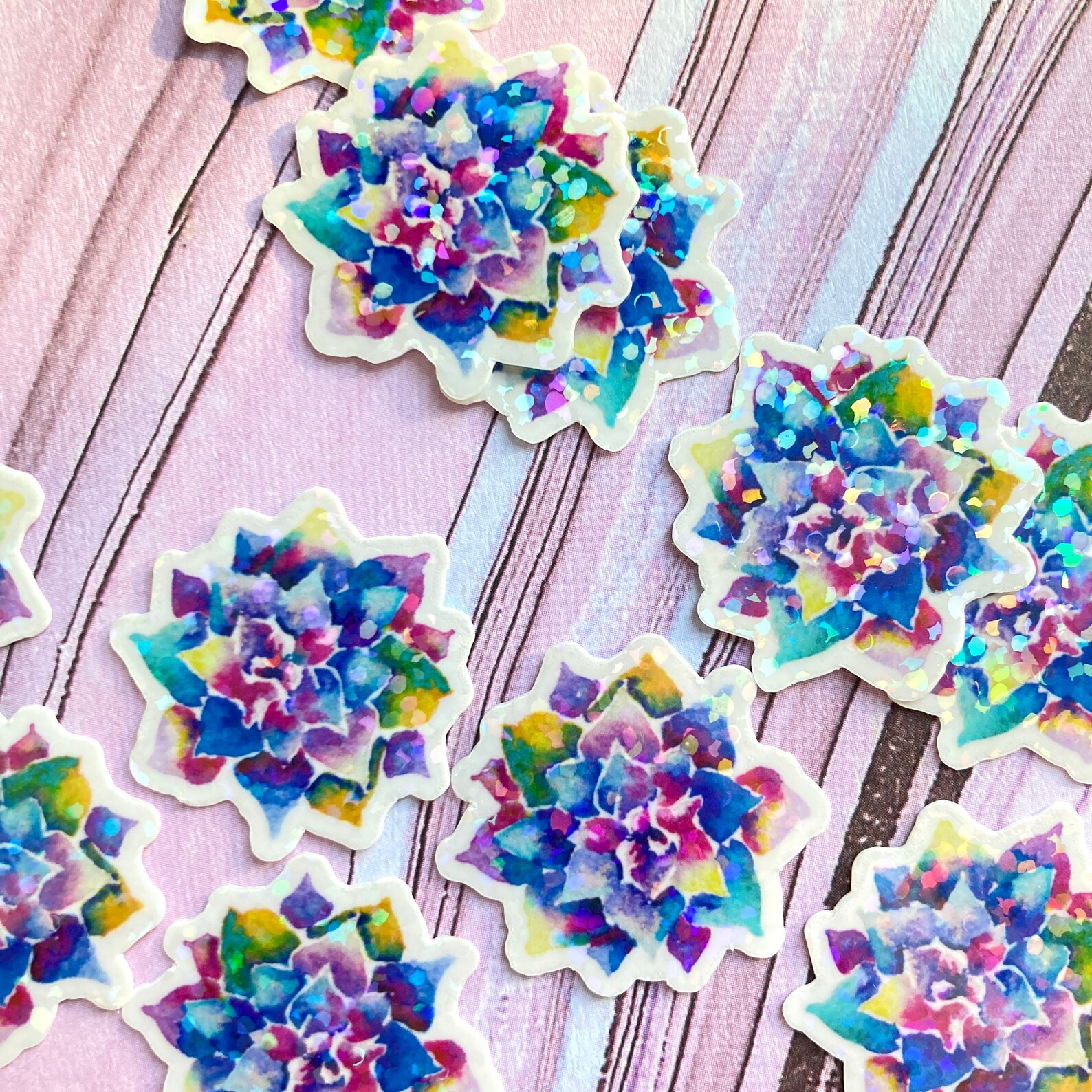 Succulent Stickers Tiny Stickers Mini Plant Stickers - Etsy