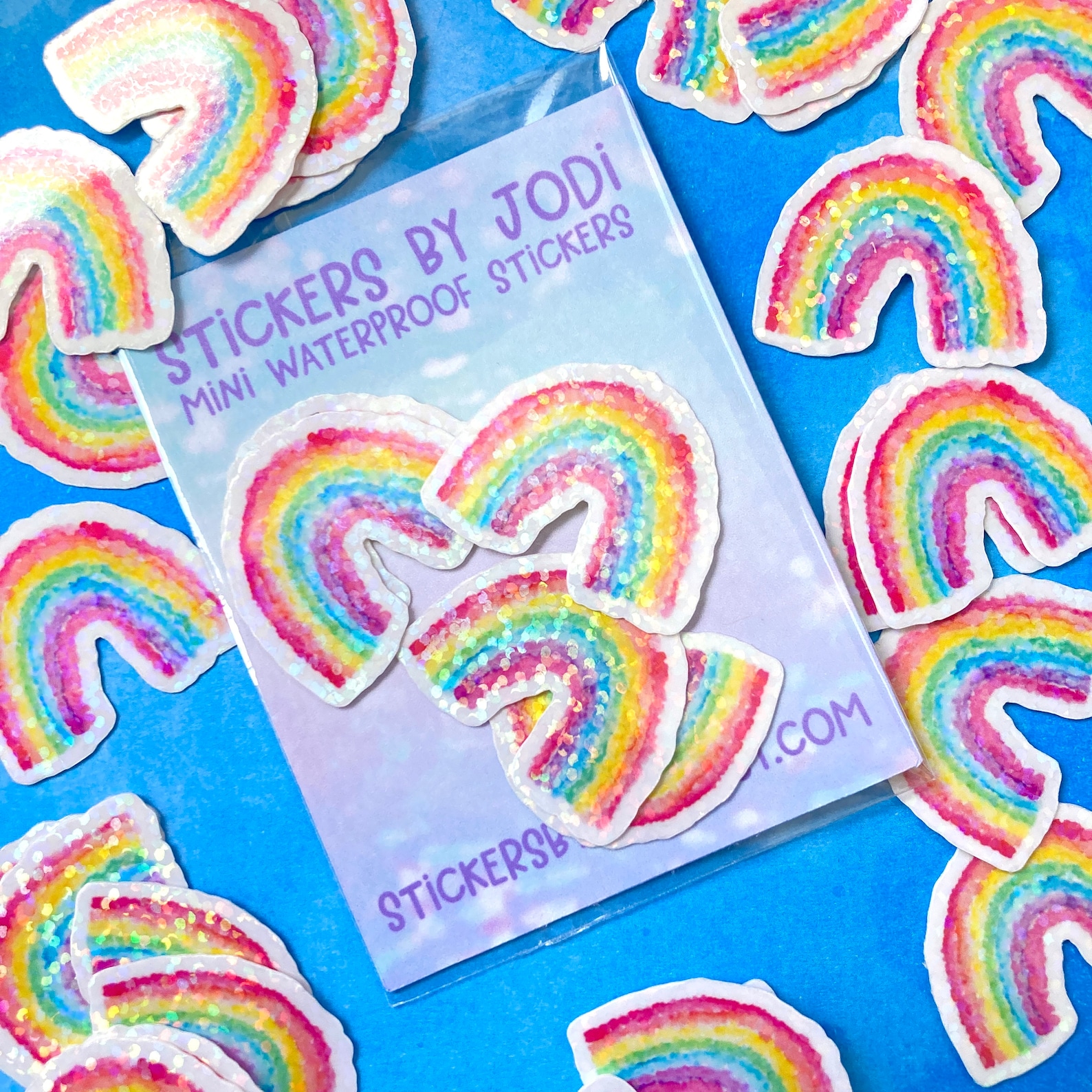 Mini Rainbow Sticker Waterproof Rainbow Rainbow Sticker - Etsy
