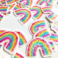 Cloud Rainbow Barf Sticker - Etsy