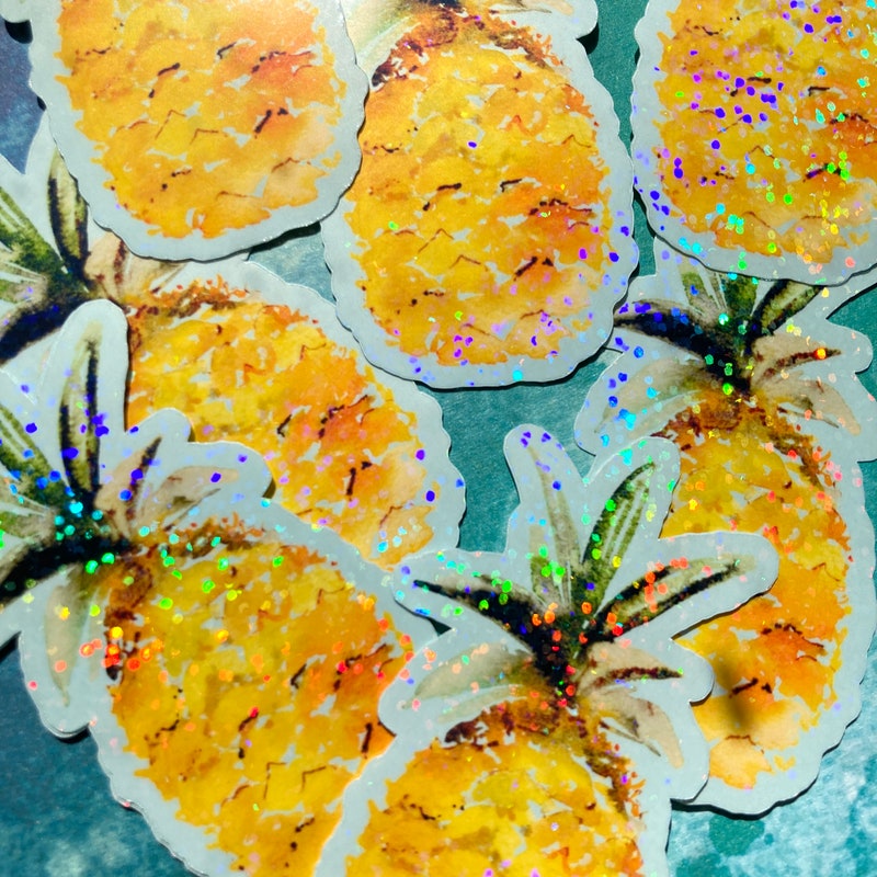 Pineapple Sticker - Etsy