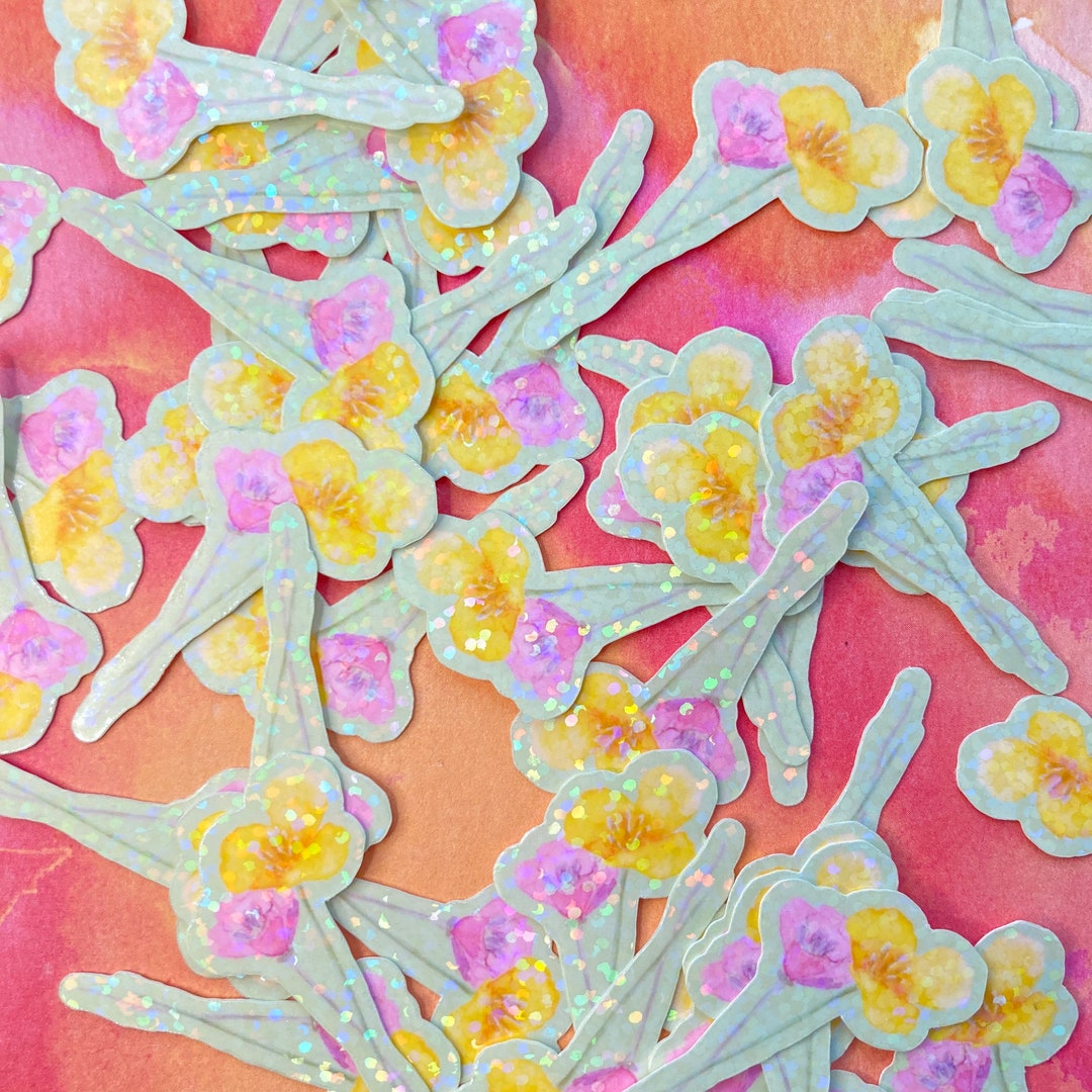 Mini Buttercup Stickers, Wildflower Stickers, Mini Stickers, Mini ...