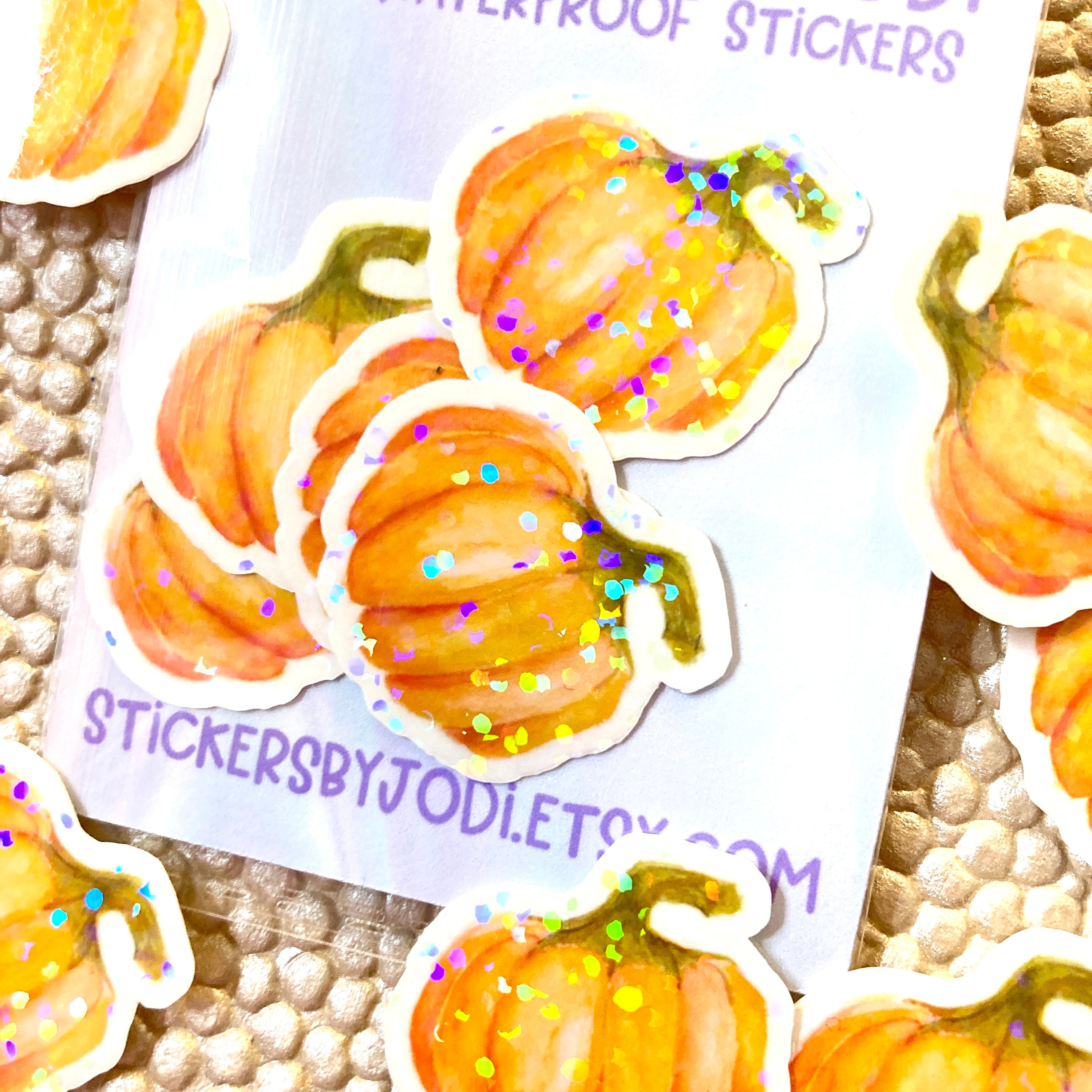 Pumpkin Sticker Mini Pack Mini Pumpkin Stickers Small Fall - Etsy