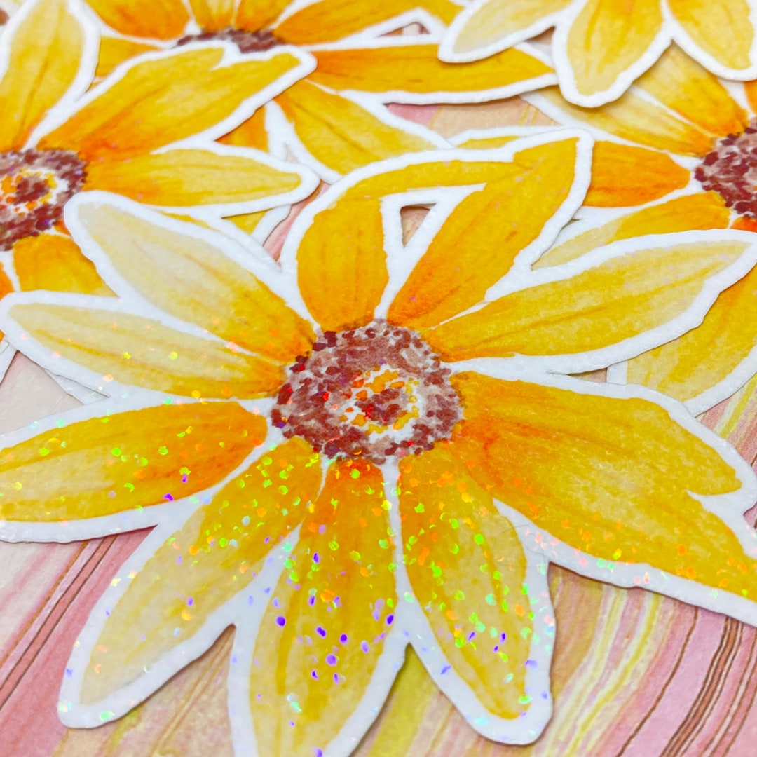 Black Eyed Susan Sticker, Sunflower Sticker, Vsco Sticker, Sunflower ...