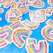 Mini Rainbow Sticker Waterproof Rainbow Rainbow Sticker - Etsy