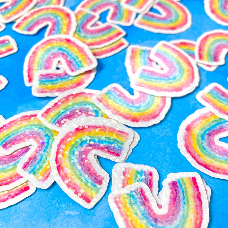 Mini Rainbow Sticker Waterproof Rainbow Rainbow Sticker - Etsy