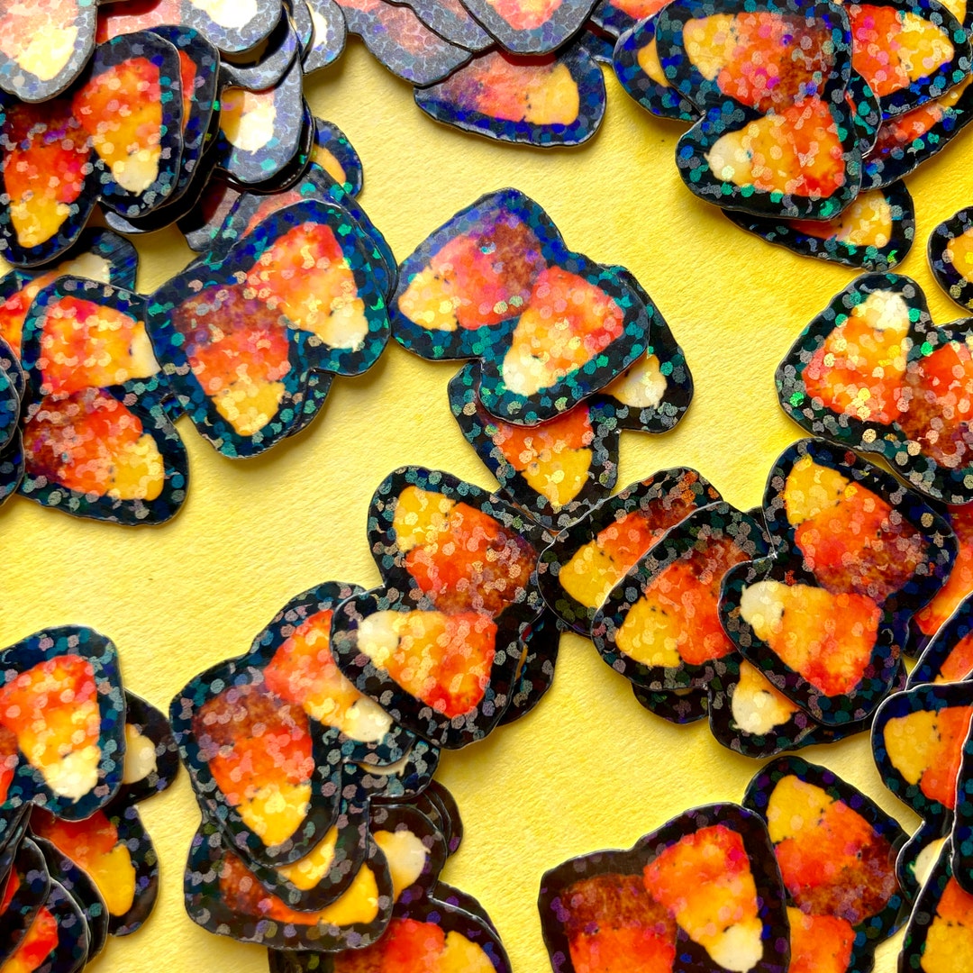 Double Candy Corn Stickers, Mini Sticker Pack, Mini Black Candy Corn ...