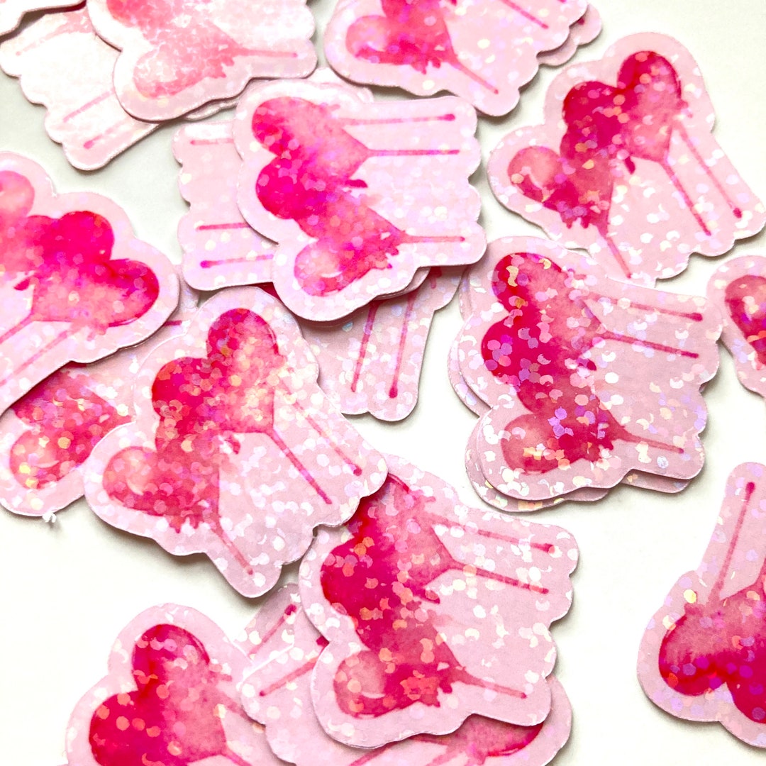 Mini Hearts Sticker, Mini Dripping Hearts, Tiny Heart Sticker ...