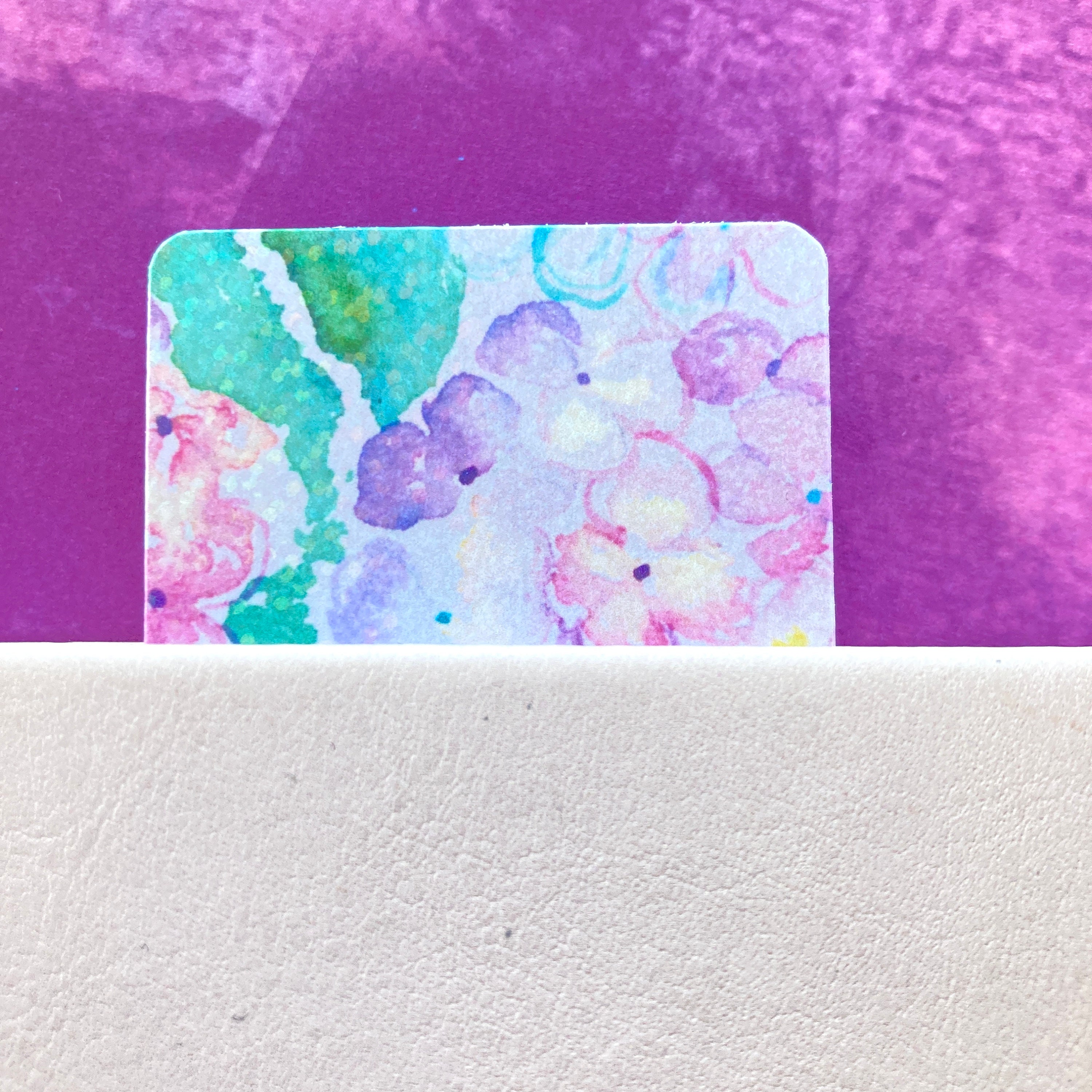 Hydrangea Bookmark Flower Bookmark Floral Bookmark - Etsy