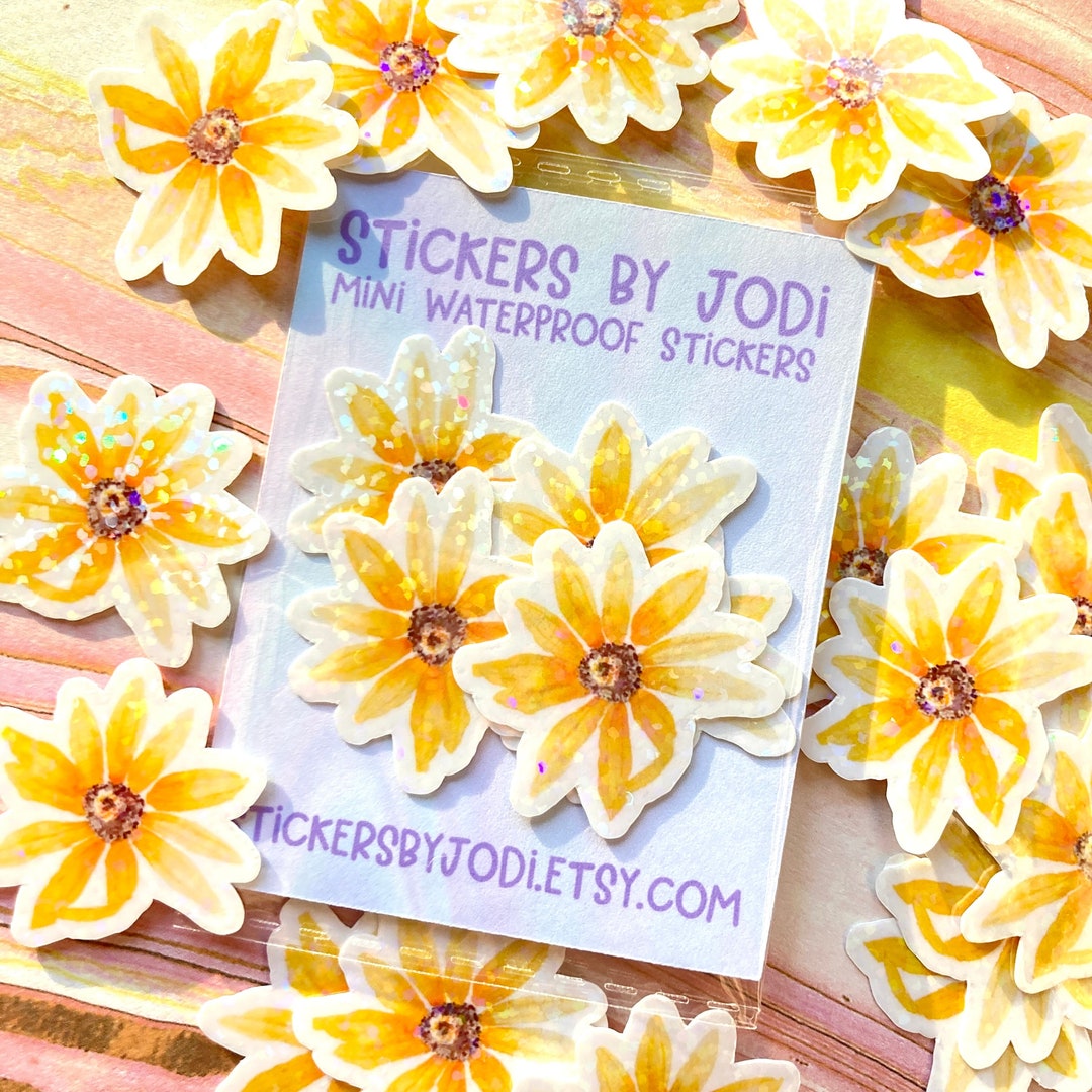 Mini Black Eyed Susan Sticker for Hydroflask or Water Bottle - Etsy