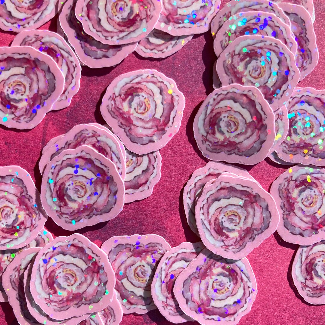 Mini Roses Sticker, Roses Sticker, Waterproof Sticker, Mini Stickers ...