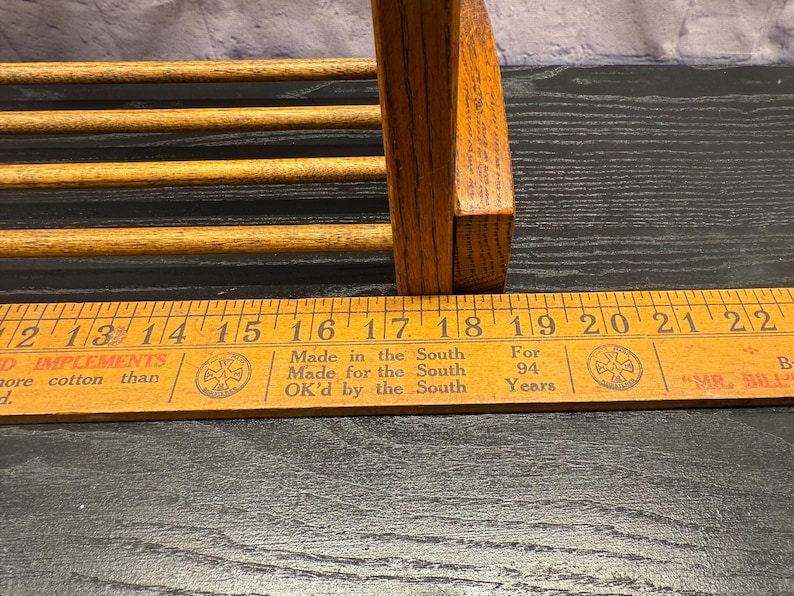 Vintage Wood Book Rack Bookends Sliding Desktop Shelf Solid Wood ...