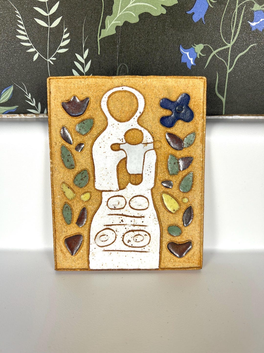 1997 Vintage St. Andrew's Abbey Ceramics "queen of the Earth" Plaque ...