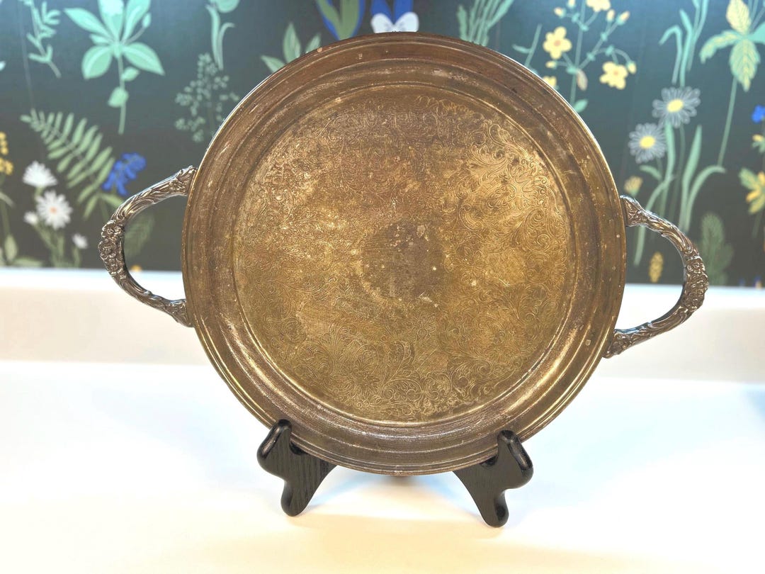 Vintage Sheridan Silverplate Platter With Handles 12" - Etsy