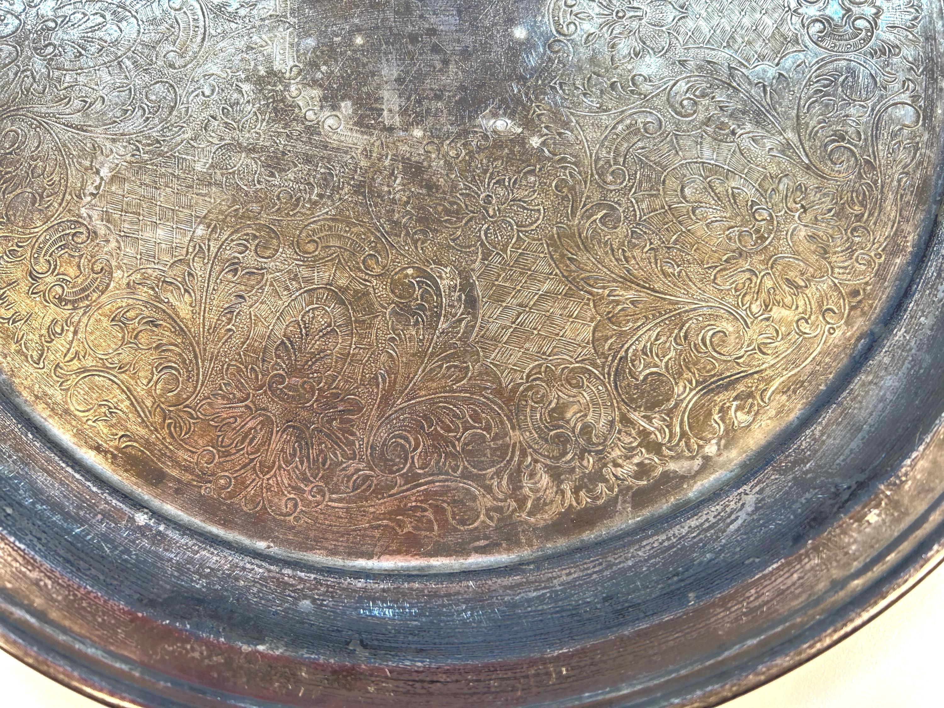 Vintage Sheridan Silverplate Platter With Handles 12" - Etsy