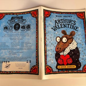 1980 Vintage Children’s Book - Arthur’s Valentine (softcover ...