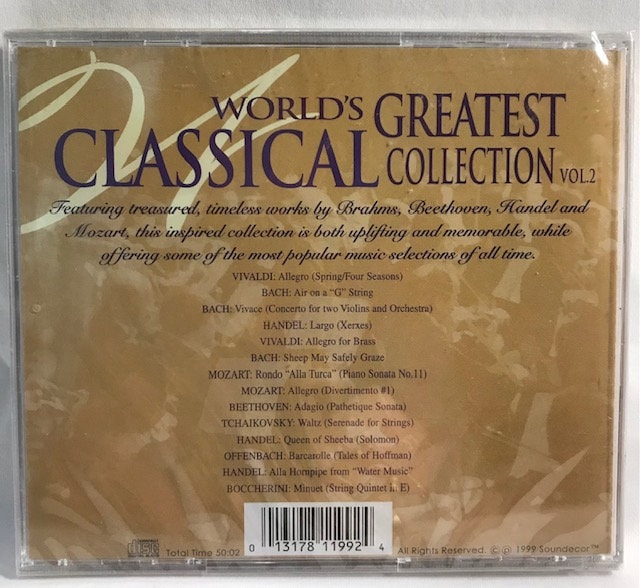 Worlds Greatest Classical Collection Volume 2 Vintage CD Album Rare ...