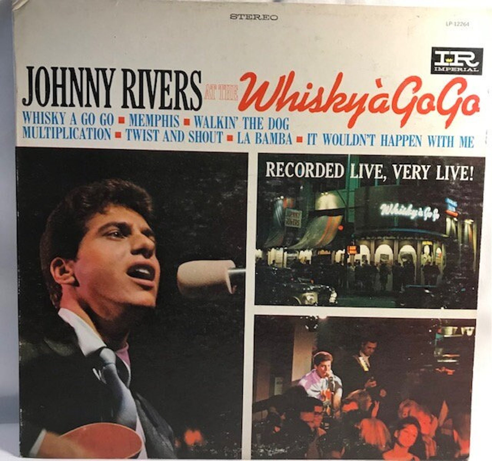 Johnny Rivers Live at Whiskey A'gogo Vintage Vinyl Record Album - Etsy