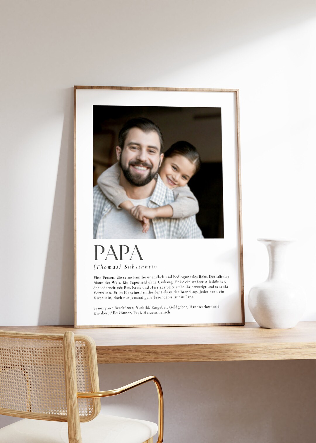 Personalized Father's Day Poster | Father | Definition Dad | Custom ...