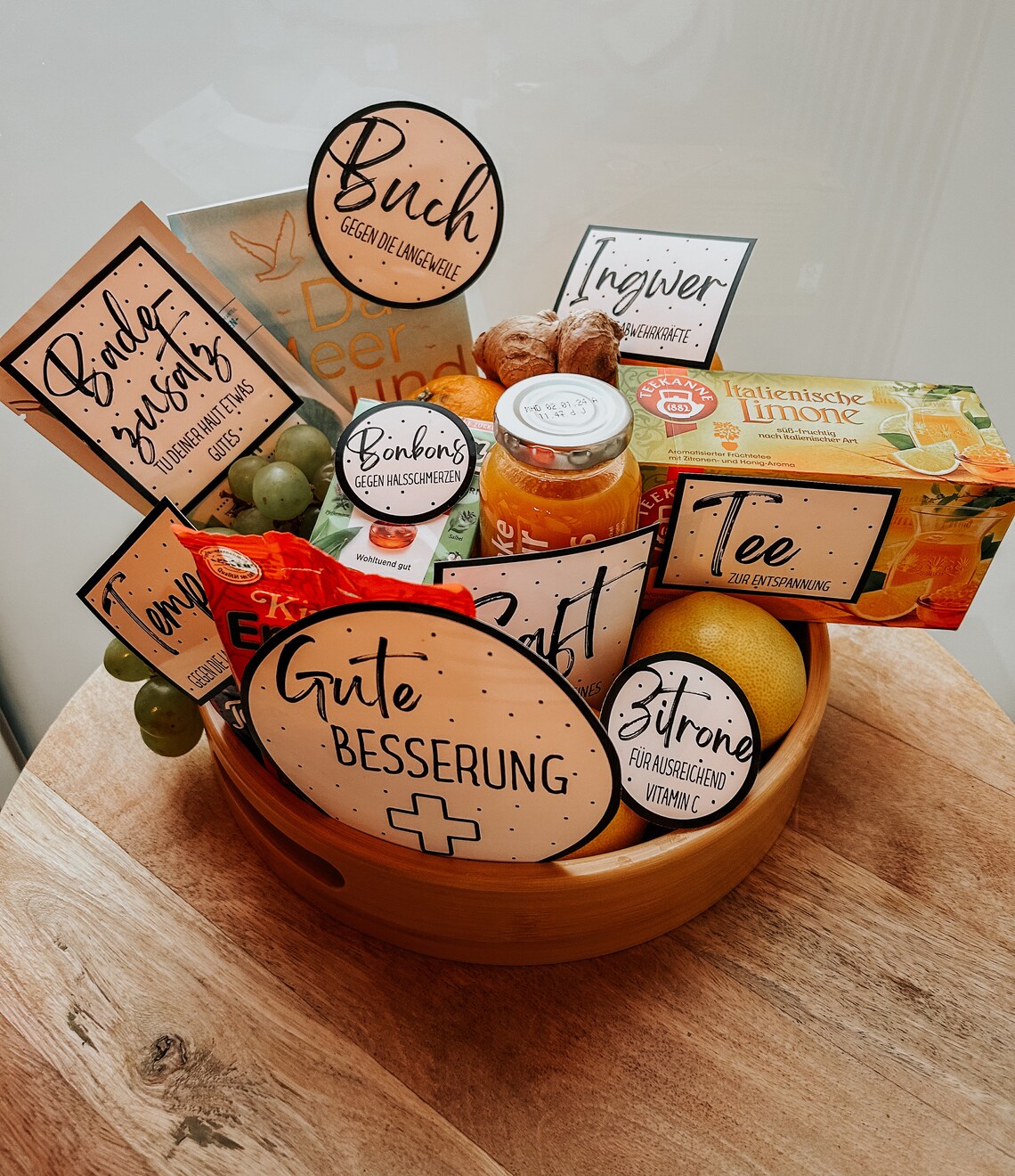 Gift for Visiting a Sick Person | Sick | 11 Labels | Download | Gift ...