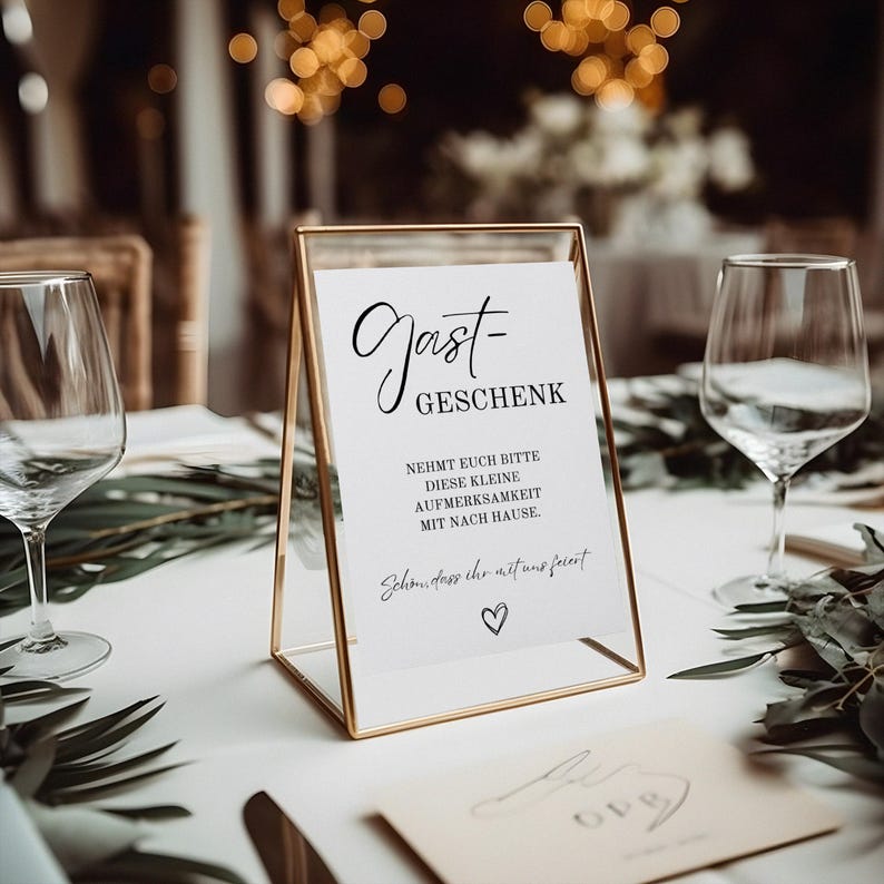 Guest Gift | Poster | Wedding | Wedding | Wedding Decoration | DIGITAL ...