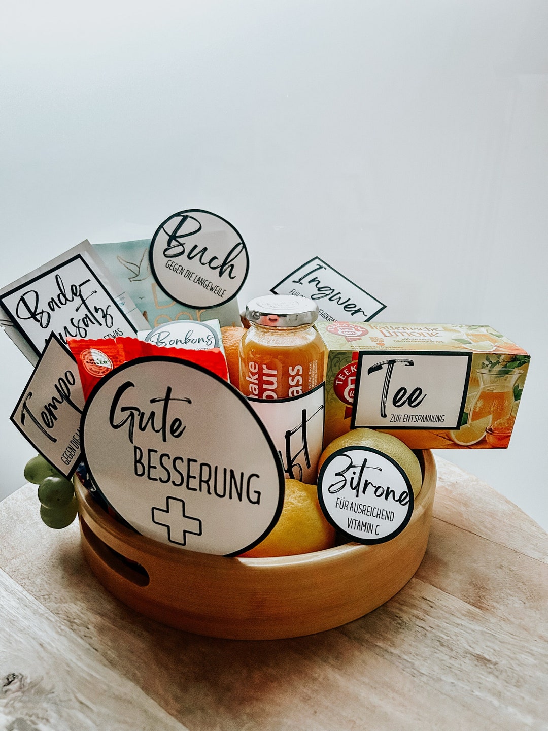 Gift for Visiting a Sick Person | Sick | 11 Labels | Download | Gift ...