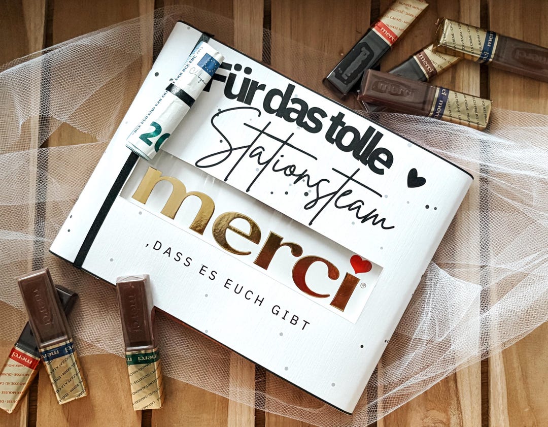Merci MESSAGE: Banderole – DIY Gift Idea to Print Out Gift Practice ...