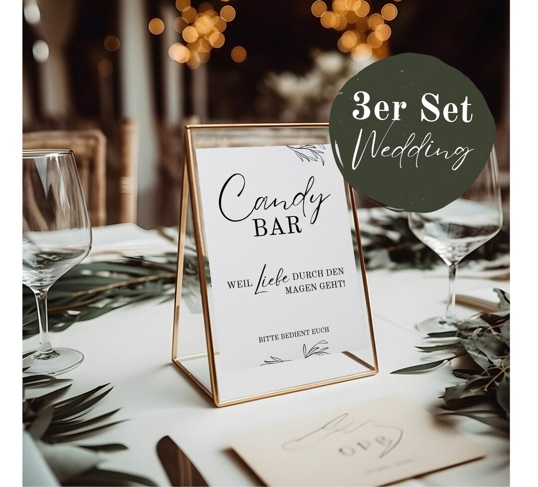 CANDYBAR | Sweets Wedding | Poster Sign | Food Soulfood | Wedding Sign ...