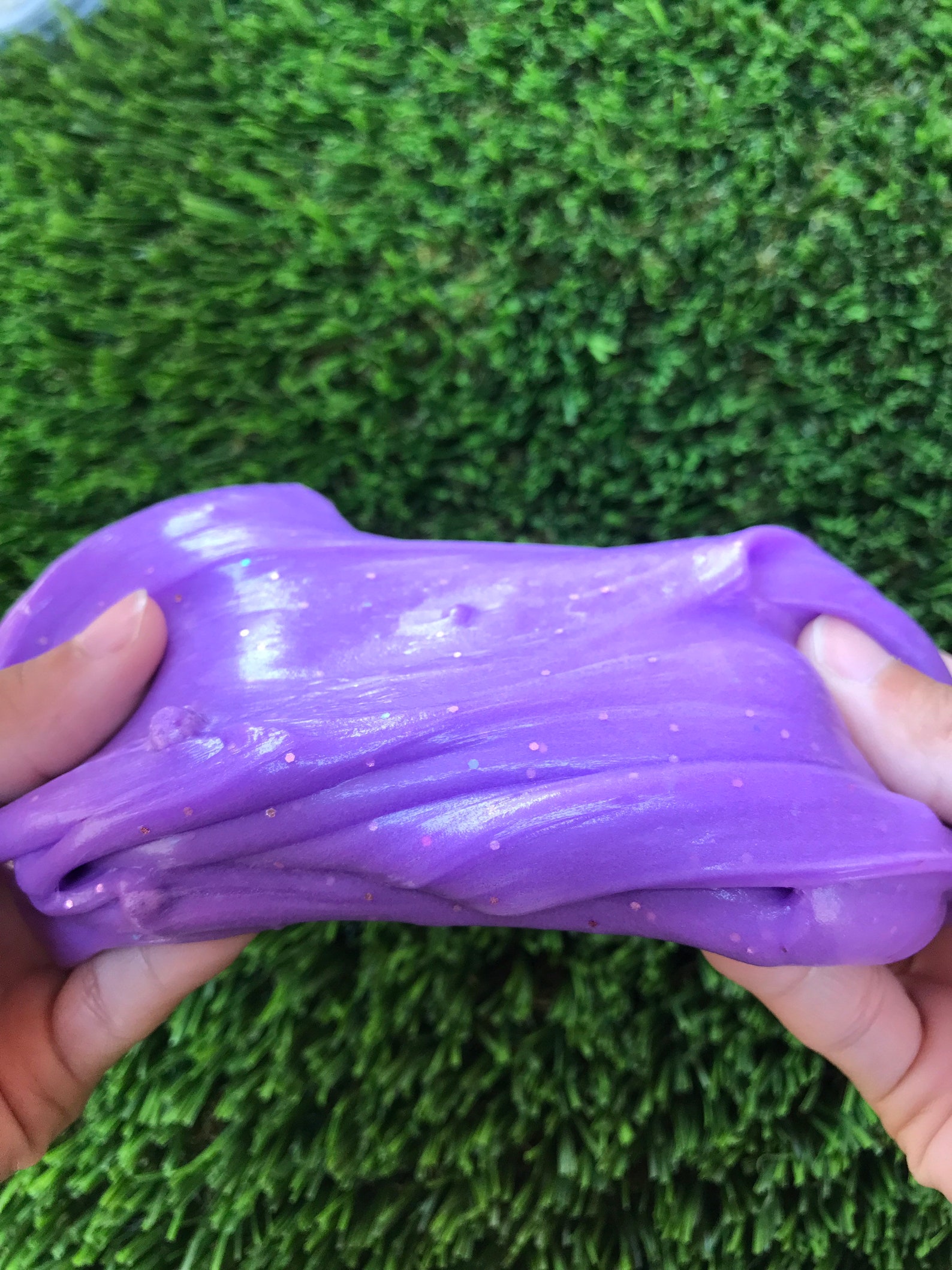 Purple Foamy Cloud Slime with Glitter and foam balls 2oz Cheap | Etsy