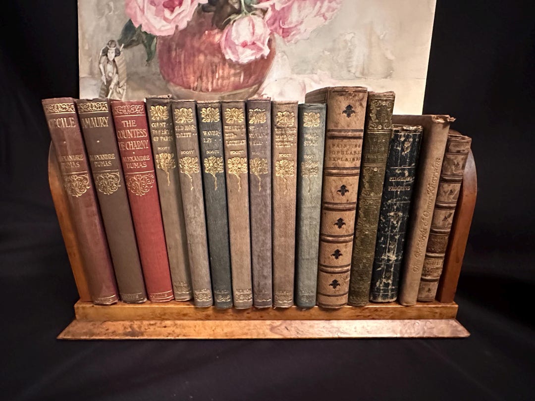 Antique Book Holder Slider Bookends - Etsy