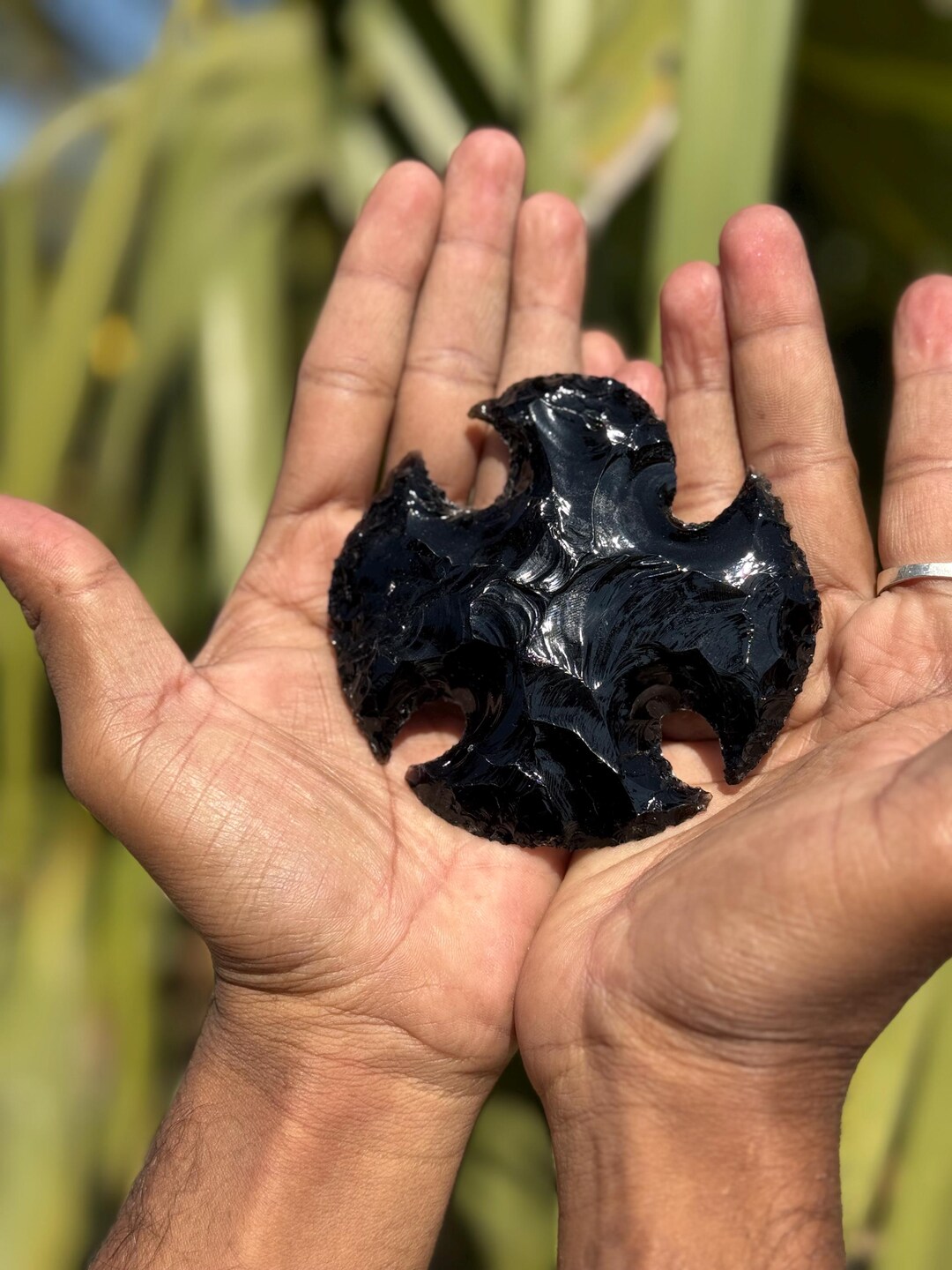 Black Obsidian Hand-carved Eagle Symbol of Power, Protection & Vision ...