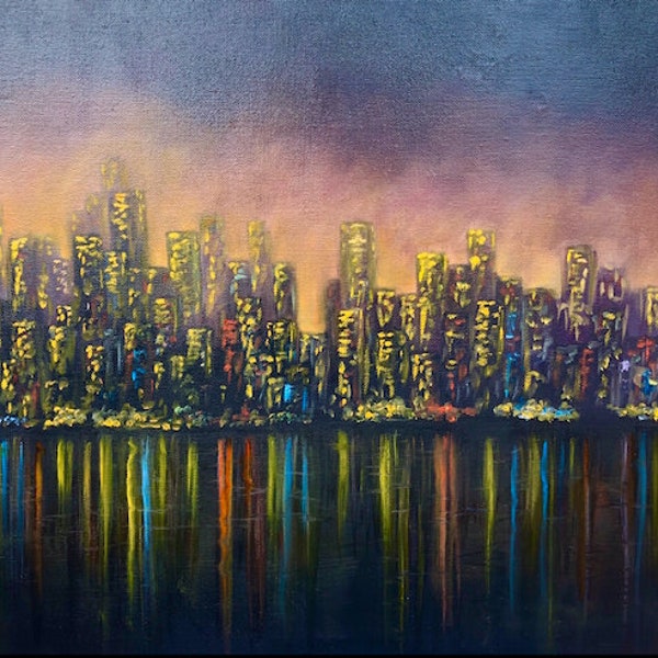 Seattle Painting - Etsy