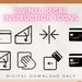 Vinyl Instructions Icons, Vinyl Decal Care Card Icons, Minimalist Icons ...