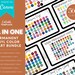 Editable Permanent Vinyl Color Chart Template BUNDLE, Permanent Vinyl ...