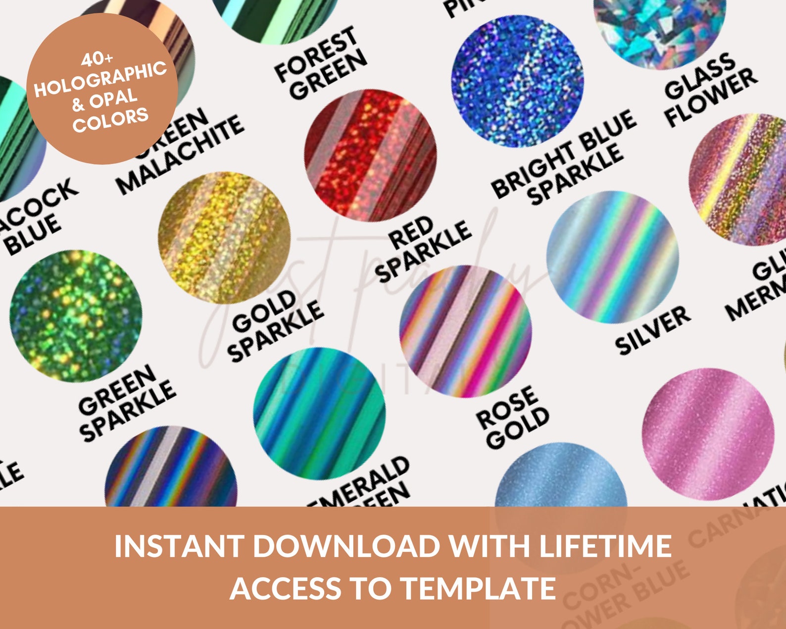 Editable TeckWrap Vinyl Color Chart for Cricut and Silhouette | Etsy