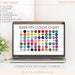 Editable Siser Vinyl Color Chart BUNDLE, Siser Color Chart Template ...