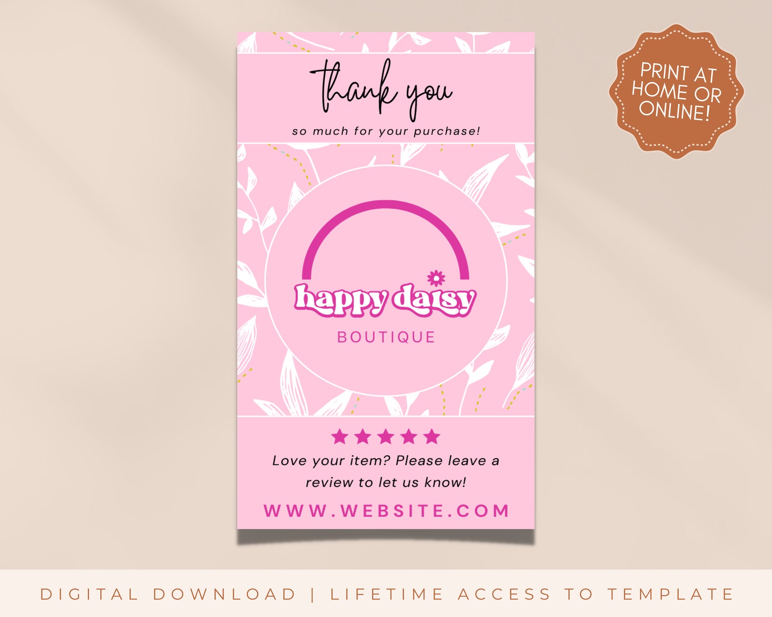 Editable Price Tag Template Product Tags Pink Product Tag - Etsy