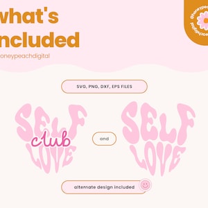 Self Love Club Svg, Self Love SVG, Positive Affirmation Svg, Valentines ...