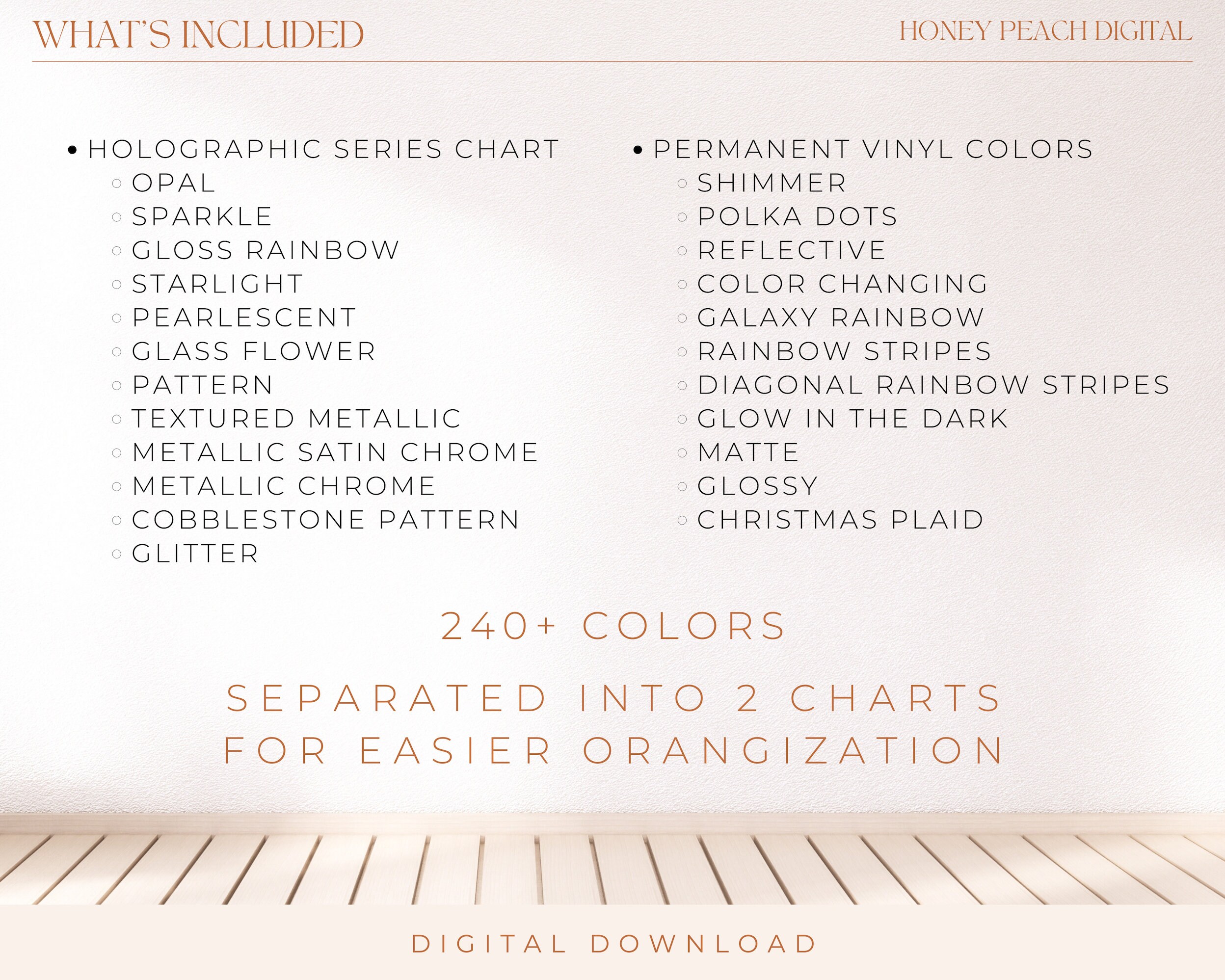 Editable Teckwrap Vinyl Color Chart Template Permanent Vinyl - Etsy UK