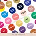 Editable Permanent Vinyl Color Chart Template BUNDLE, Permanent Vinyl ...