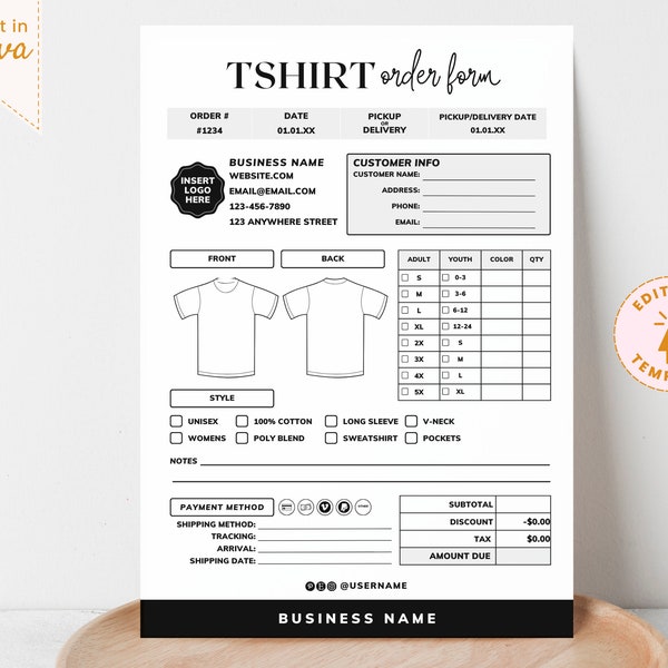 Custom Order Form - Etsy