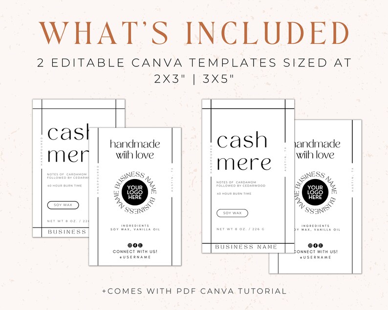 Editable Wax Melt Label Template Wax Melt Packaging DIY Wax - Etsy Editable Wax Melt Label Template Wax Melt Packaging DIY Wax - Etsy