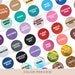 Editable Siser Permanent Vinyl Color Chart, Vinyl Colors Mockup, Siser ...