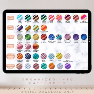 Editable Permanent Vinyl Color Chart Template BUNDLE, Permanent Vinyl ...