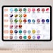 Editable Permanent Vinyl Color Chart Template BUNDLE, Permanent Vinyl ...