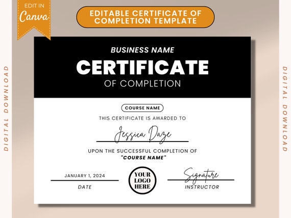 Mba Certificate Template
