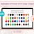 Editable Siser Vinyl Color Chart BUNDLE, Siser Color Chart Template ...
